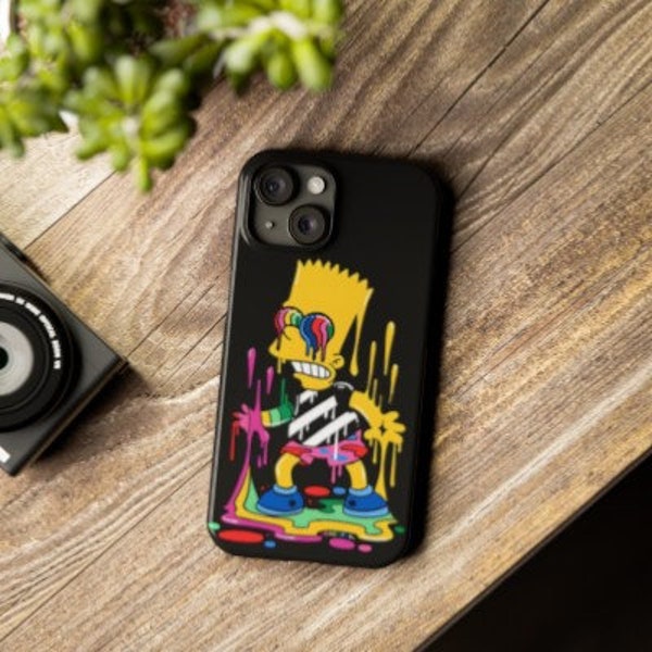 Bart Simpson iPhone Case - Etsy