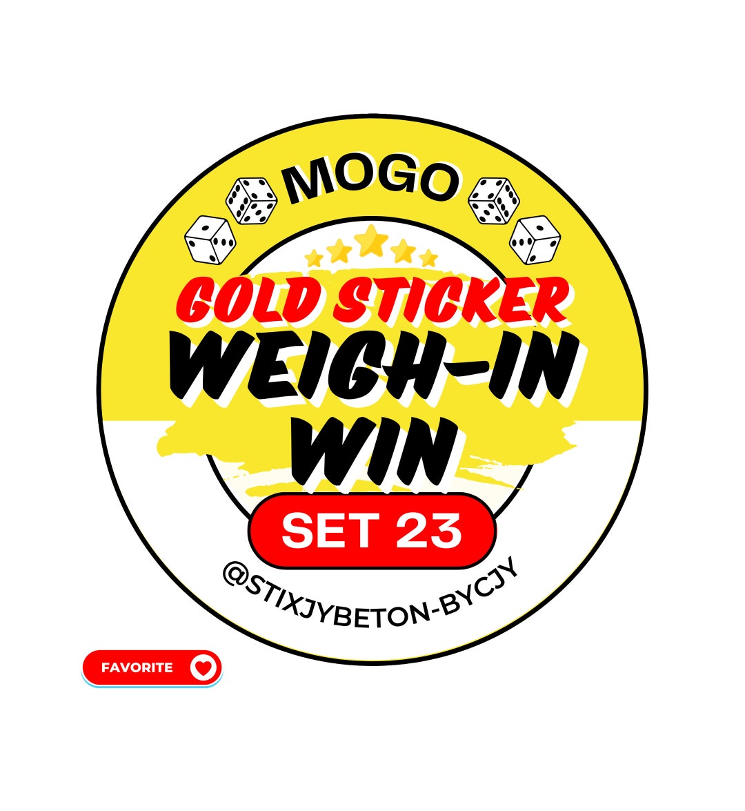 Weigh in Win Golden Blitz 5 Star Sticker Set 23 Gold Stickers - Etsy