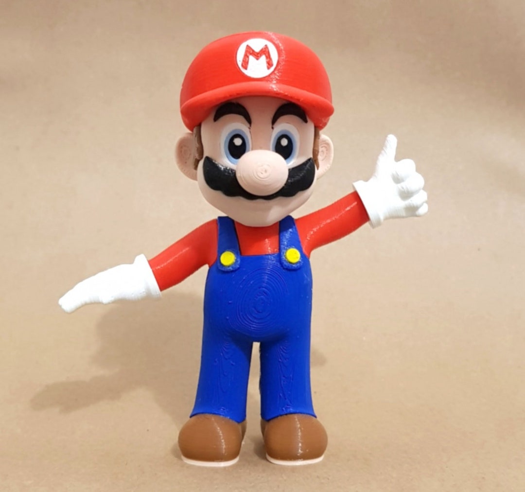 3D Printable Mario STL High-quality Super Mario Fan Art - Etsy