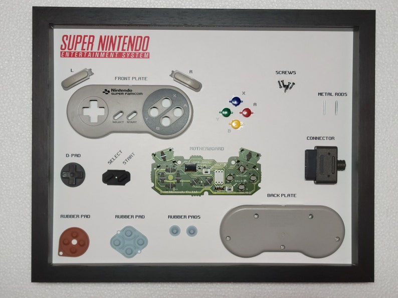 Super Nintendo Entertainment System "snes" Controller | Disassembled in ...