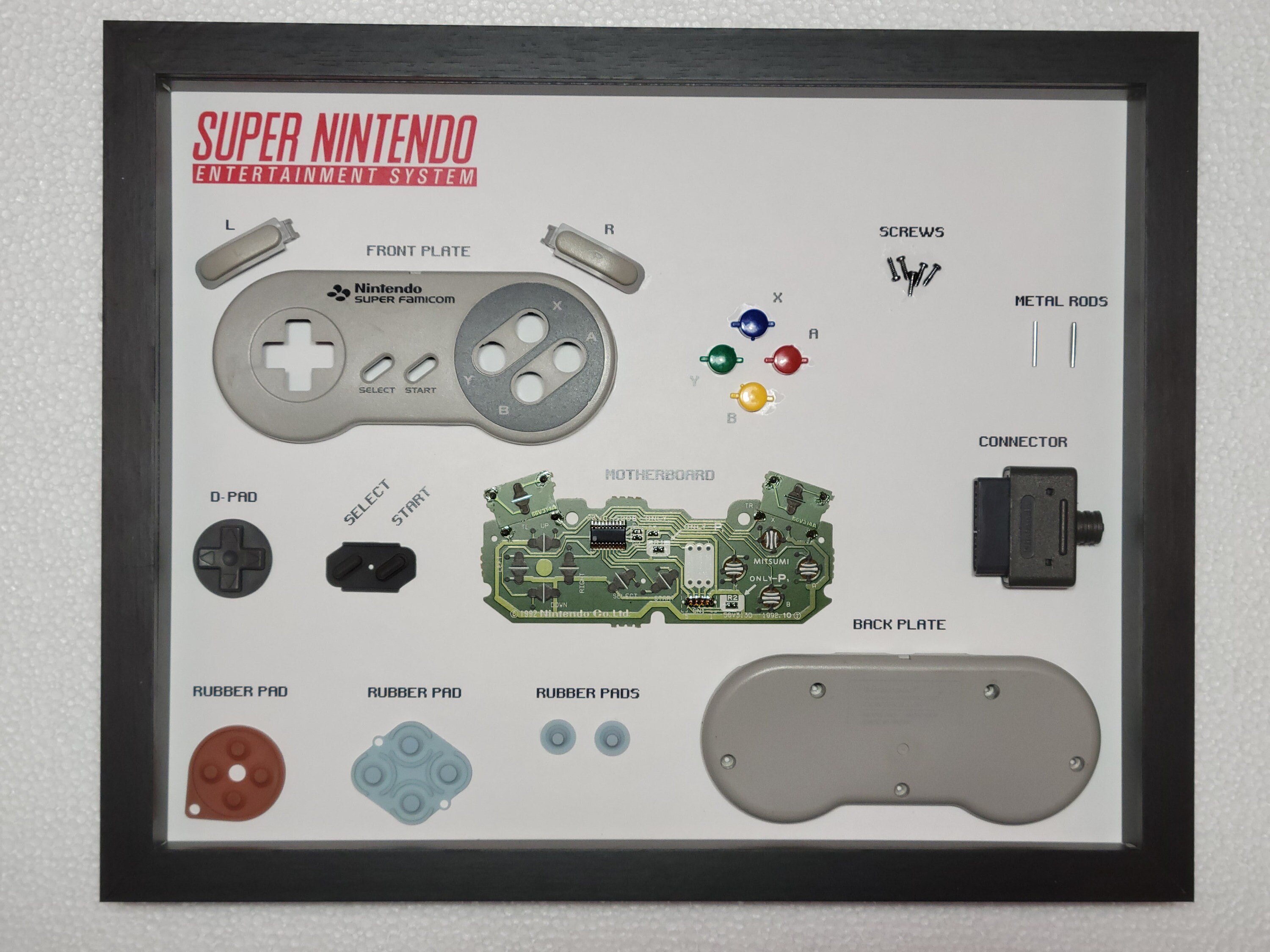 Super Nintendo Entertainment System "snes" Controller | Disassembled in ...