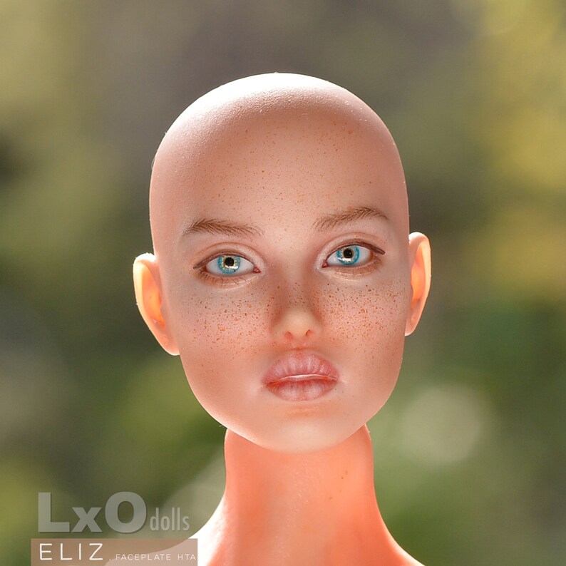 3D BJD Doll Head Faceplate 3D Print Model -stl-obj - ELIZ Base - Etsy