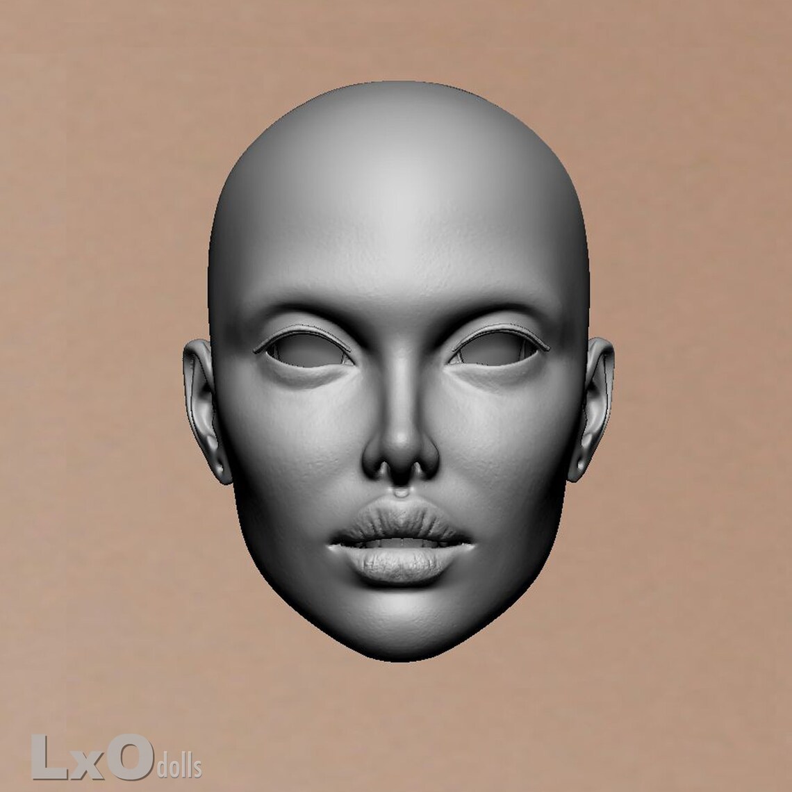 3D BJD Doll Head Faceplate Female Character Women Teenager 3D Print ...