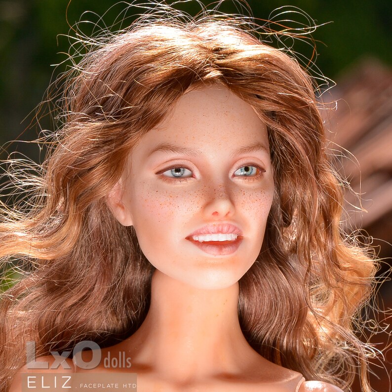 3D BJD Doll Head Faceplate 3D Print Model -stl-obj - ELIZ Wide Smile - Etsy