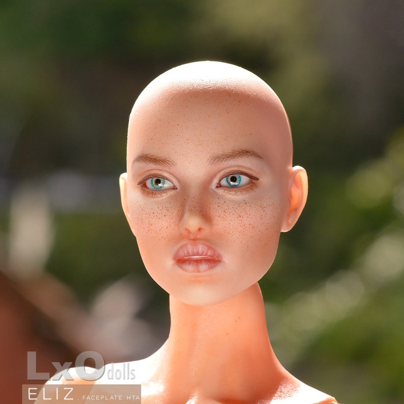 3D BJD Doll Head Faceplate 3D Print Model -stl-obj - ELIZ Base - Etsy