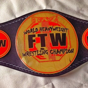 Taz Ftw World Heavy Weight Wrestling Championship Belt Best Gift for ...
