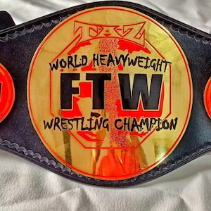 Taz Ftw World Heavy Weight Wrestling Championship Belt Best Gift for ...