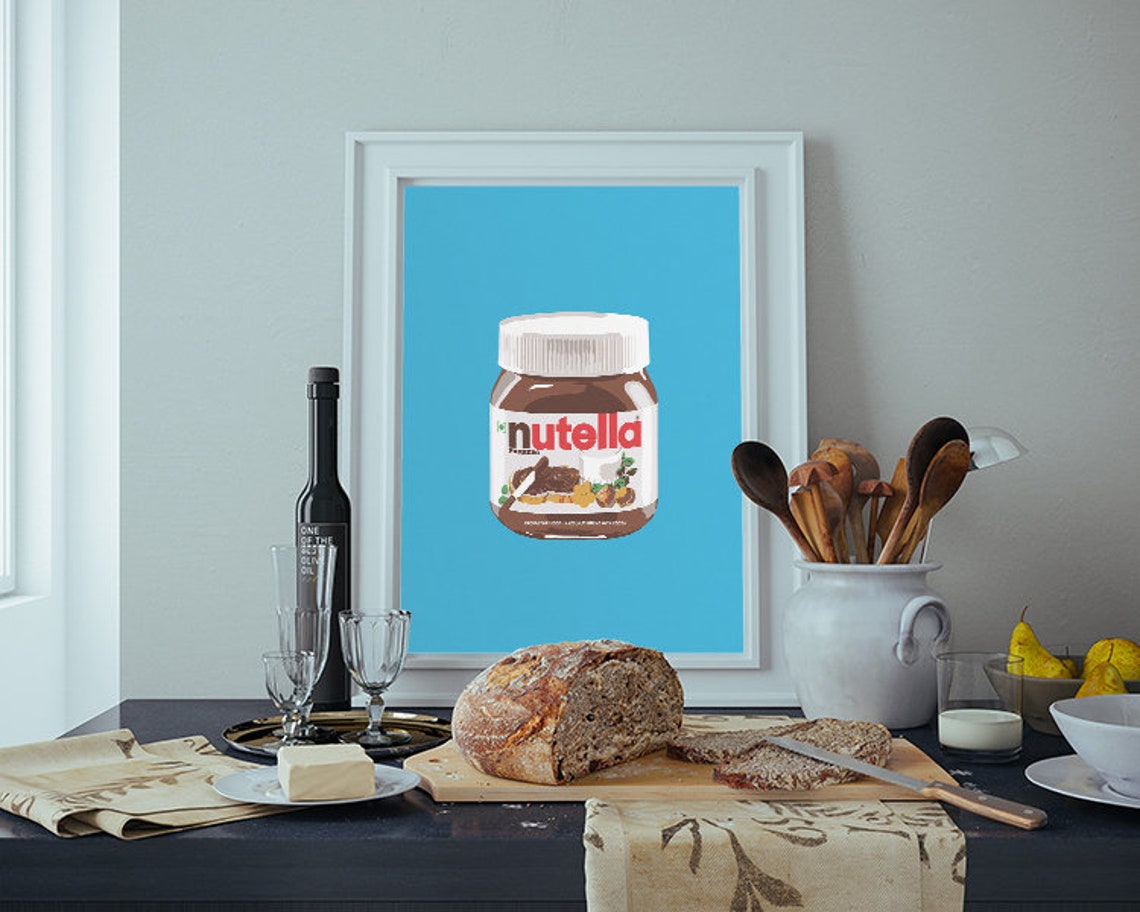 Nutella Nutella Lover Printable Poster Graphic Design - Etsy
