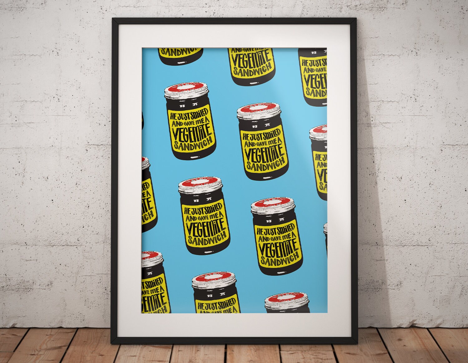 Retro Vegemite Vintage Jar Poster, Australian Art Print, Digital ...