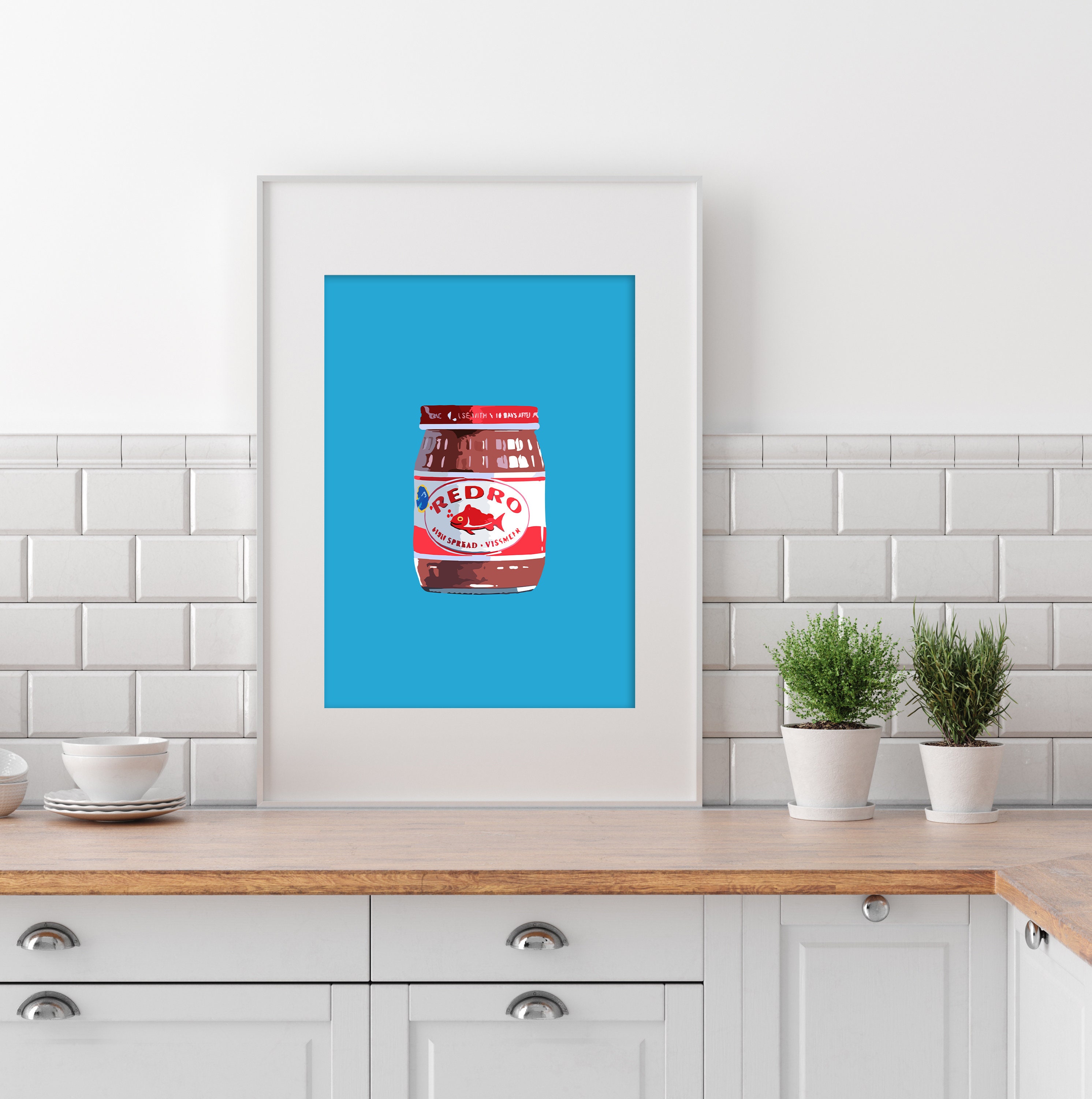 Redro Anchovette Fish Paste, Vintage Retro Print, South African Wall ...