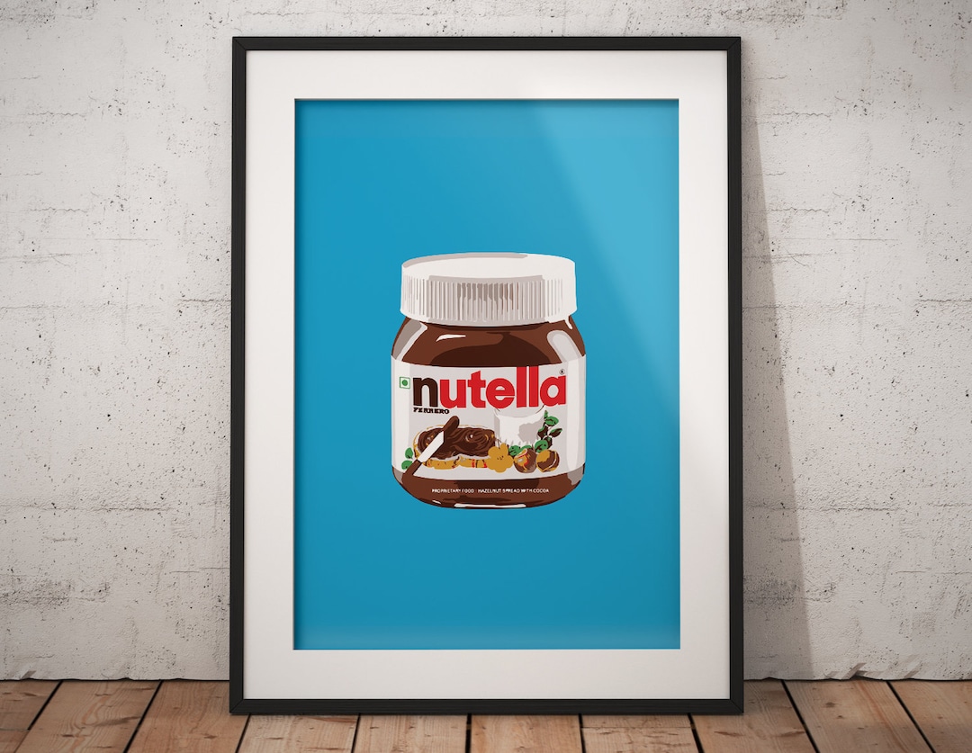 Nutella, Nutella Lover, Printable Poster, Graphic Design, Printable ...