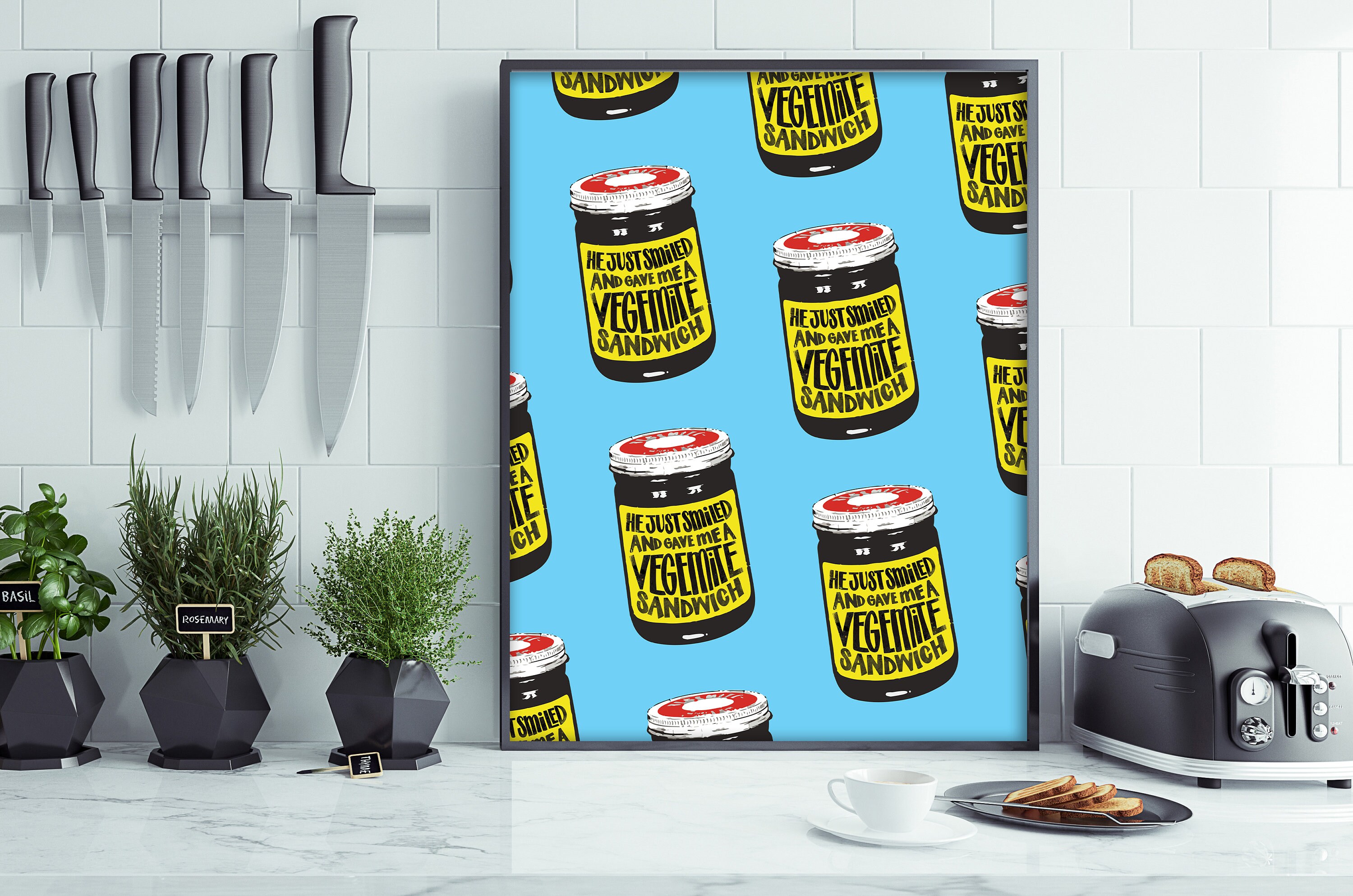 Retro Vegemite Vintage Jar Poster, Australian Art Print, Digital ...