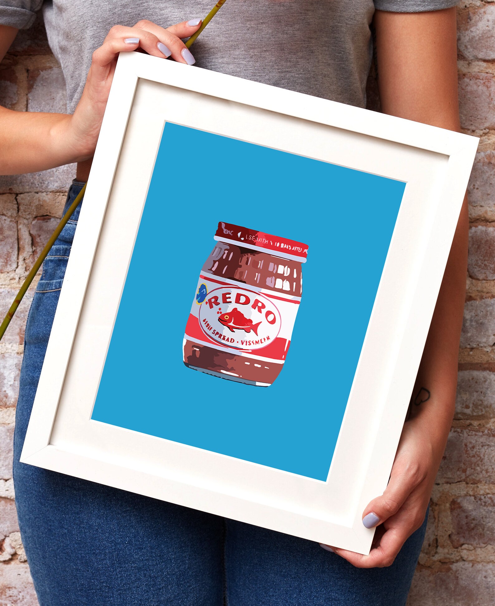 Redro Anchovette Fish Paste, Vintage Retro Print, South African Wall ...