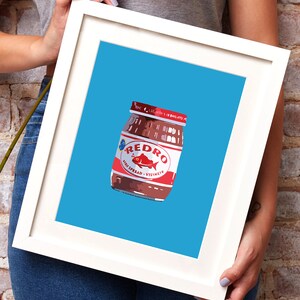 Redro Anchovette Fish Paste, Vintage Retro Print, South African Wall ...