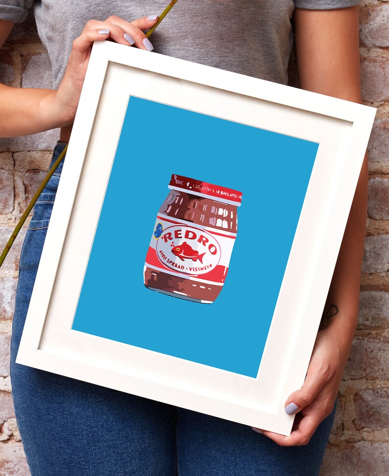 Redro Anchovette Fish Paste, Vintage Retro Print, South African Wall ...