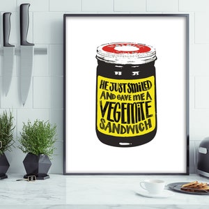 Vegemite Print, Vegemite, Typographic Art, Aussie Wall Art, Australian ...