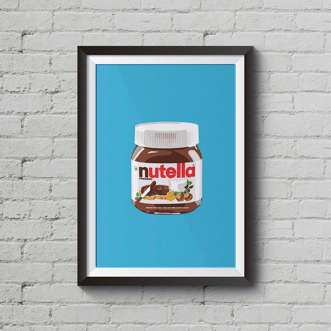 Nutella Nutella Lover Printable Poster Graphic Design - Etsy