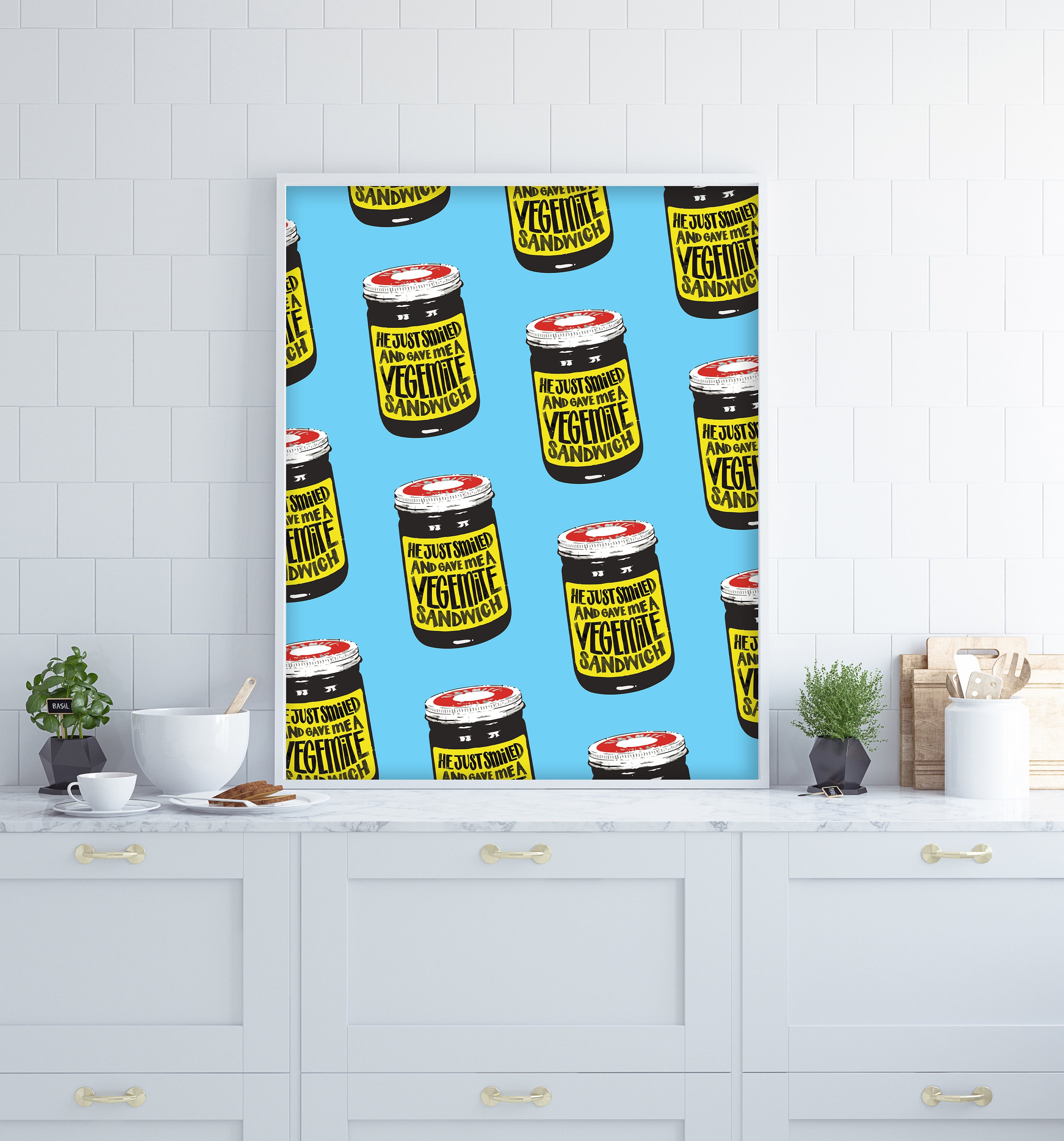 Retro Vegemite Vintage Jar Poster, Australian Art Print, Digital ...