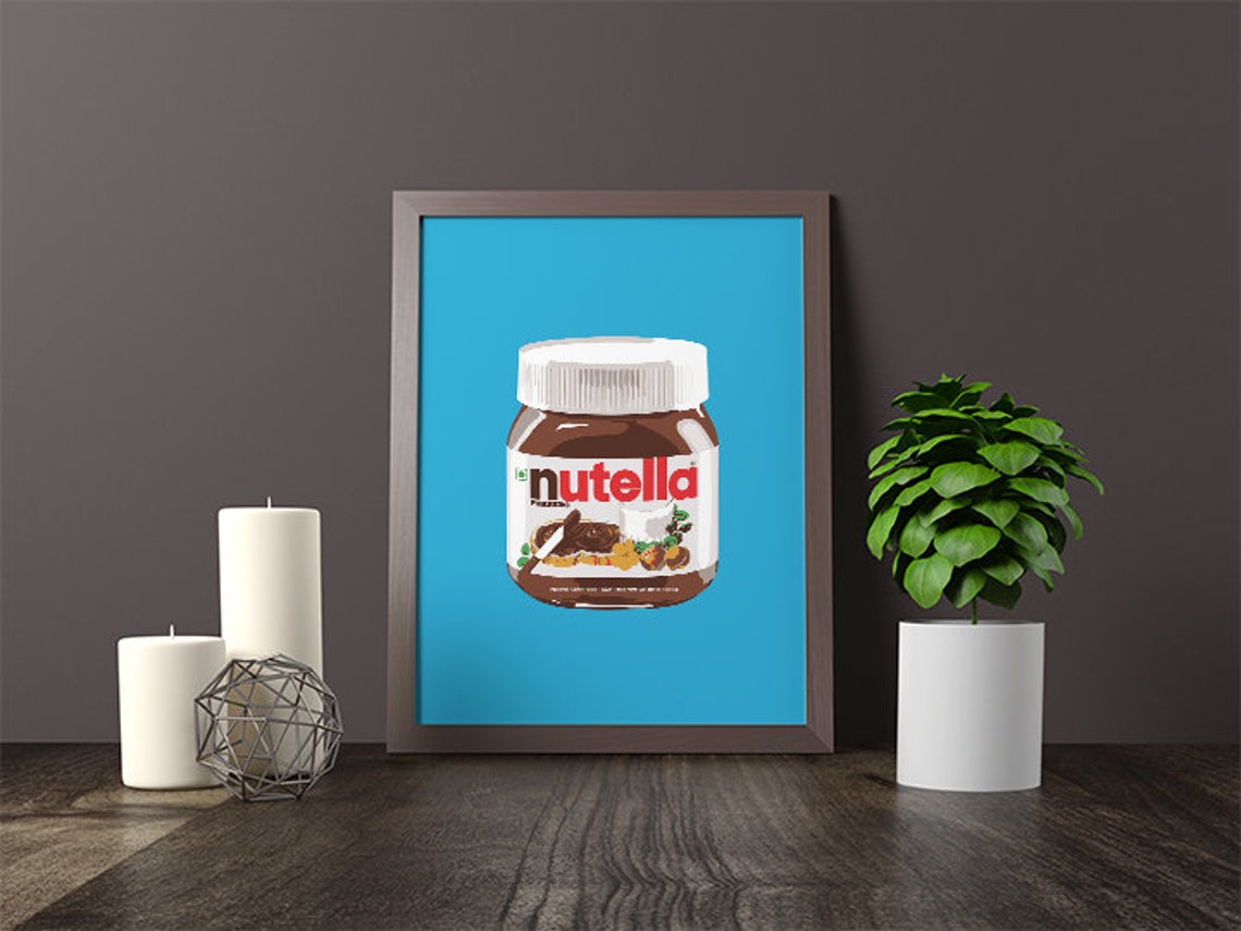 Nutella Nutella Lover Printable Poster Graphic Design - Etsy