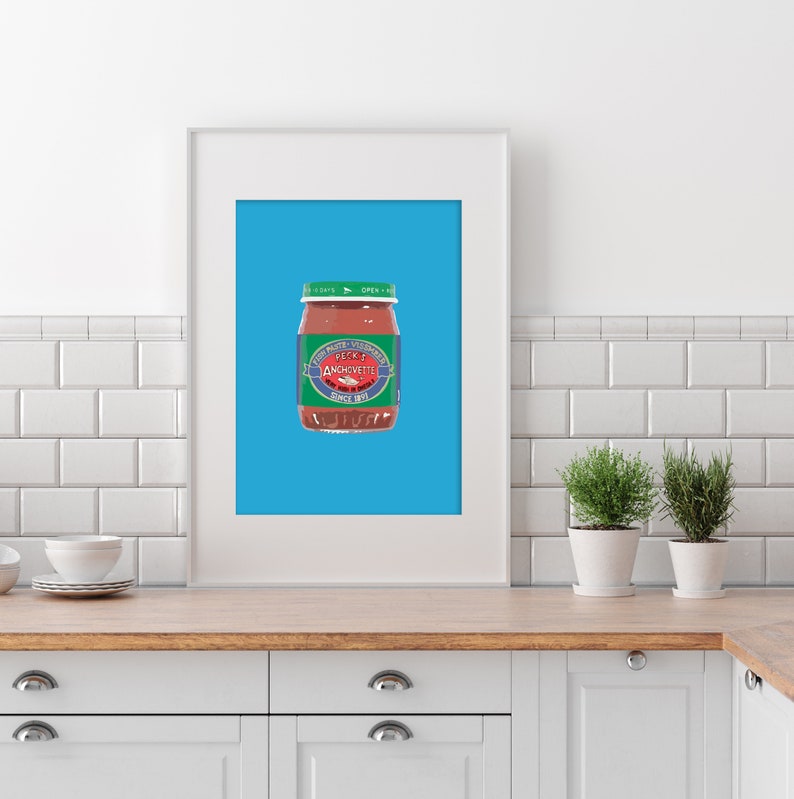 South African Pecks Anchovette Fish Paste Vintage Retro Print, South ...