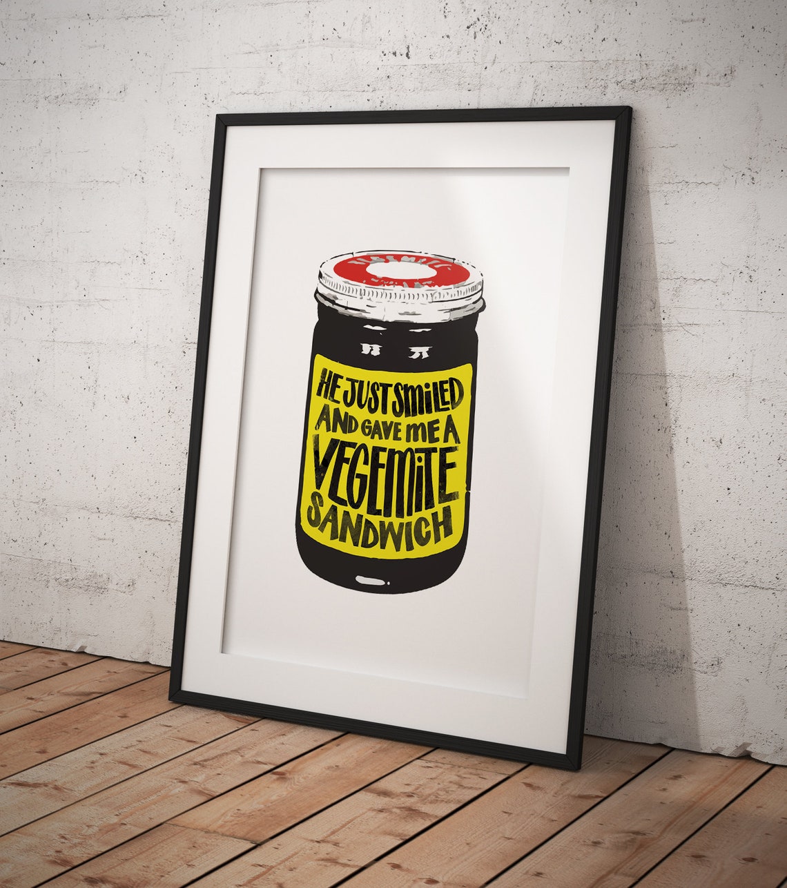 Vegemite Print Vegemite Typographic Art Aussie Wall Art - Etsy Australia