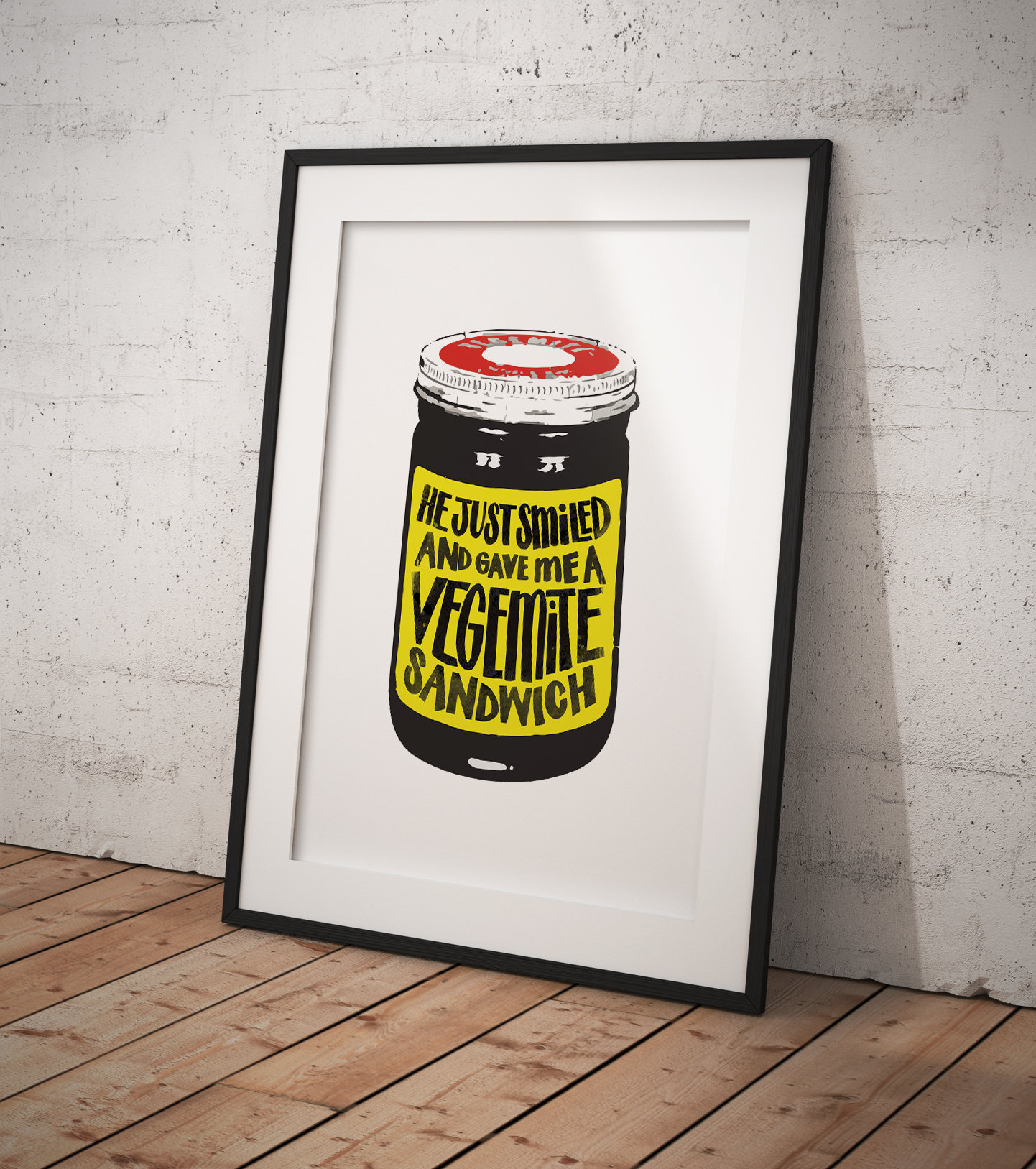 Vegemite Print Vegemite Typographic Art Aussie Wall Art - Etsy