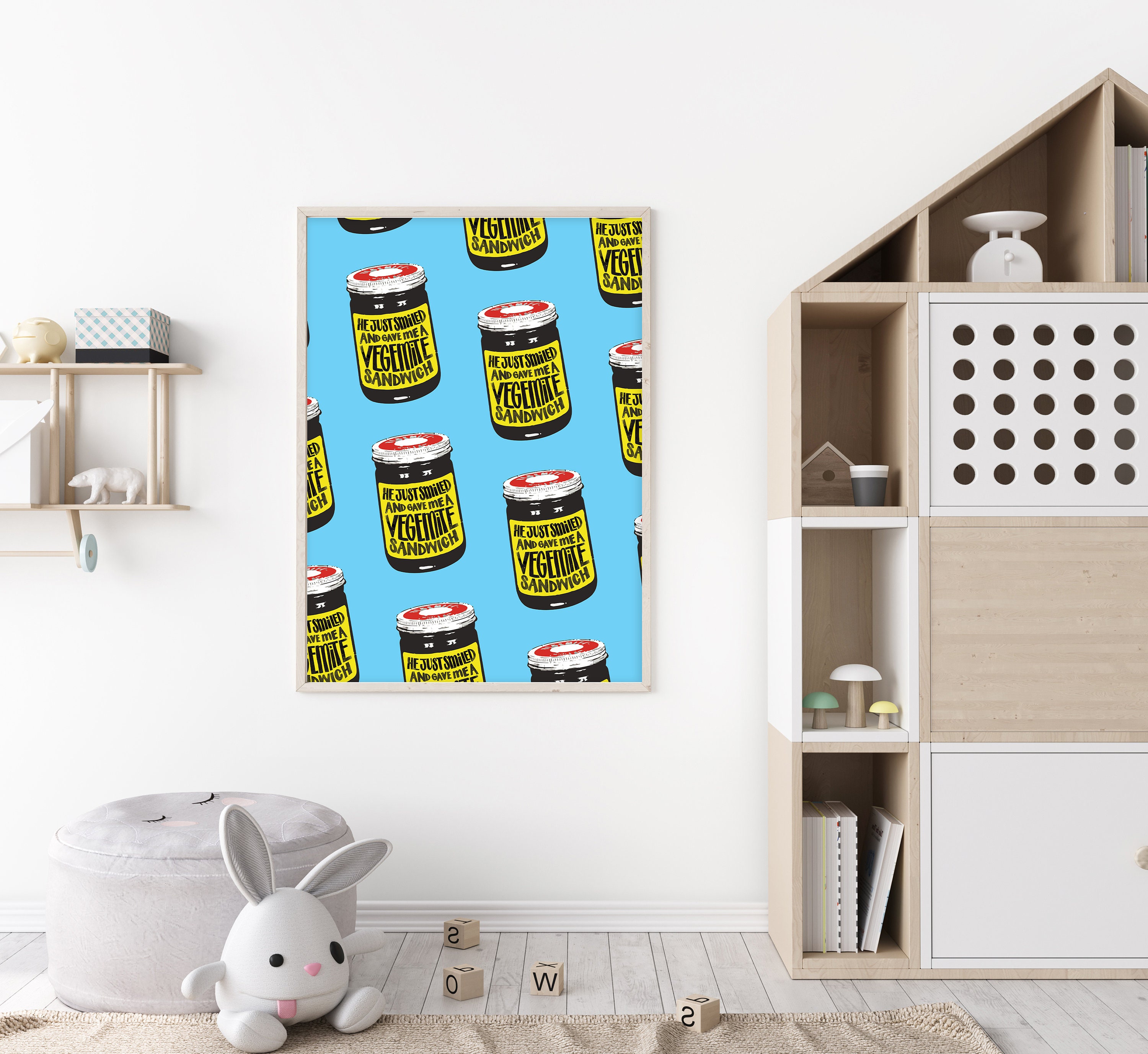 Retro Vegemite Vintage Jar Poster, Australian Art Print, Digital ...