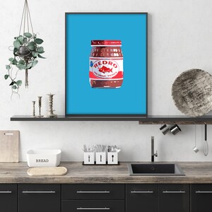 Redro Anchovette Fish Paste, Vintage Retro Print, South African Wall ...
