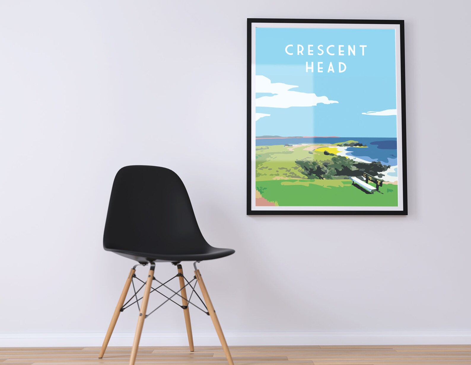 Crescent Head Golf Course Digital Print, Aussie Wall Art, Little Nobby ...
