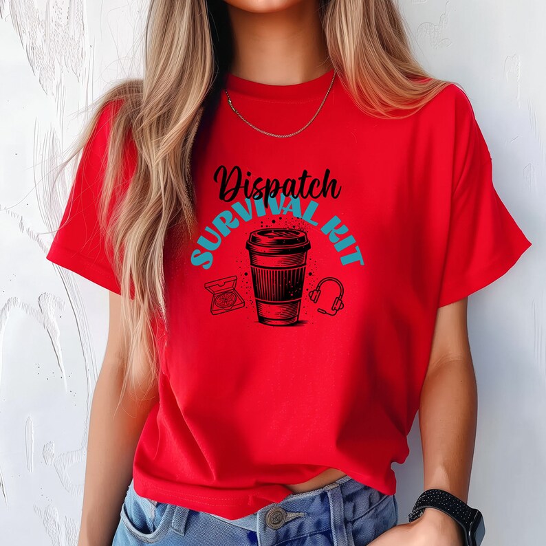 Dispatch Survival Kit T-shirt, Comfort Colors Shirt, Coffee T-shirt ...
