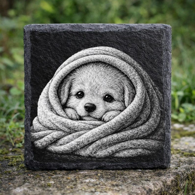 Cozy Critters Bundle 6 Slate Engraving Pngs Woodland Animals Laser ...