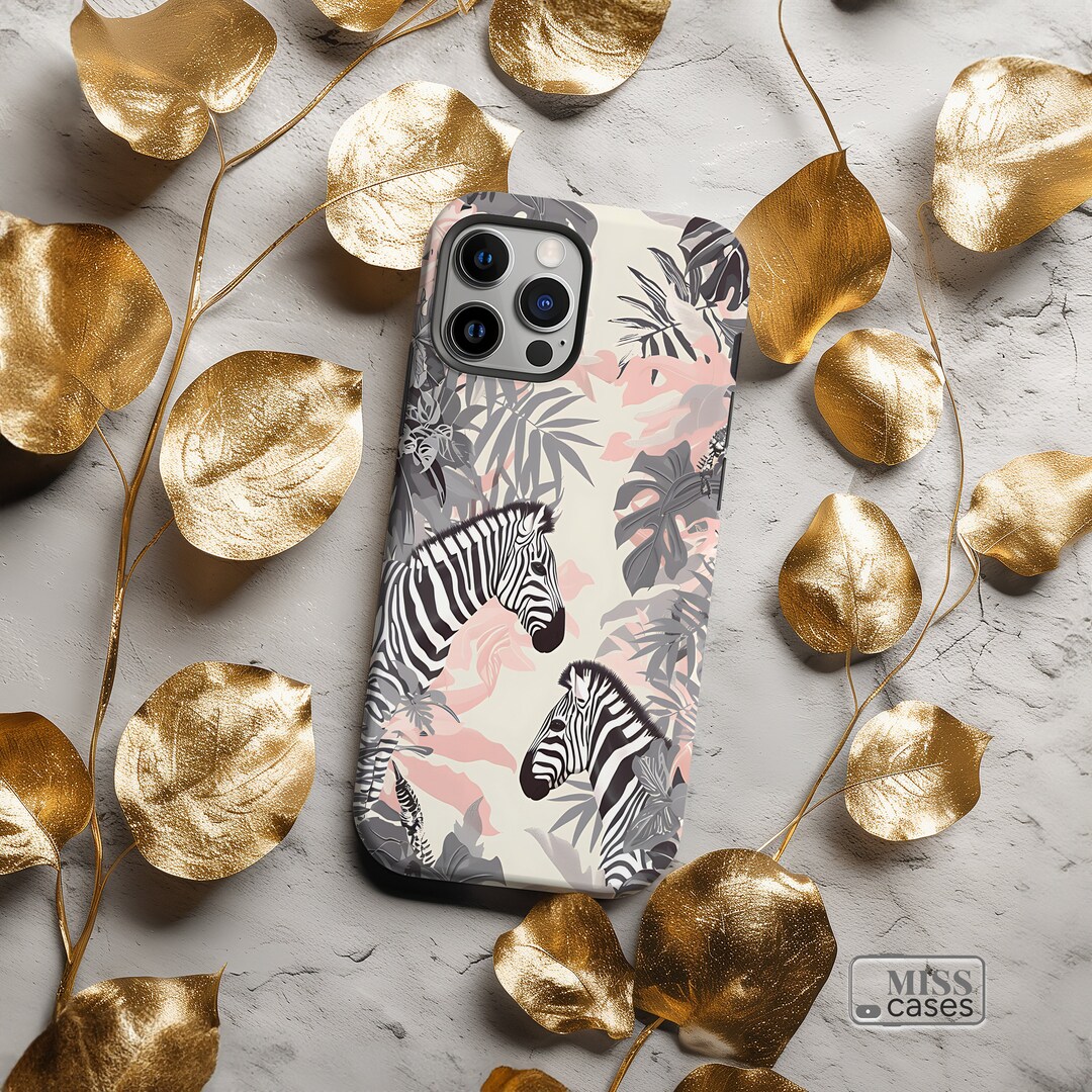 Stylish Botanical Jungle Animals Phone Case Trendy Nature Inspired ...
