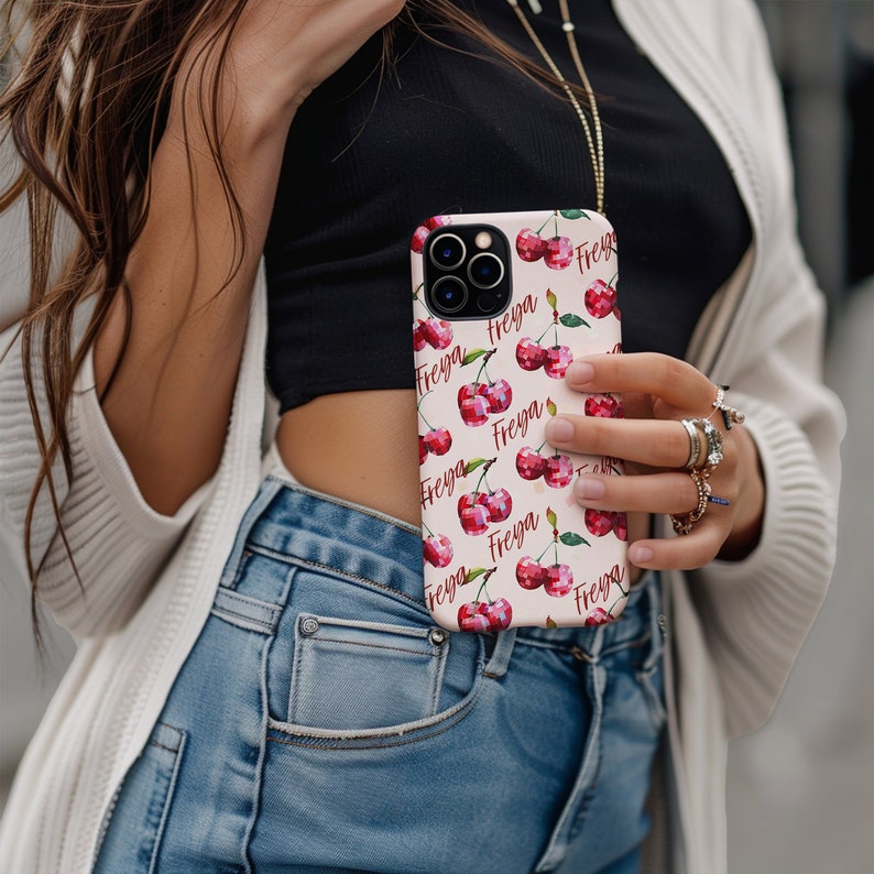 Customizable Cherry Phone Case for iPhone Samsung Google Pixel, Trendy ...