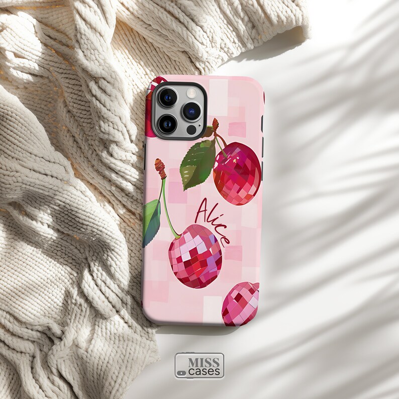 Customizable Cherry Phone Case for iPhone Samsung Google Pixel, Trendy ...