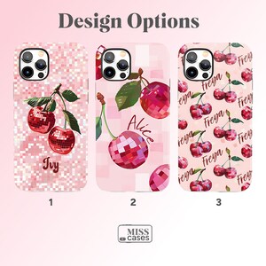 Customizable Cherry Phone Case for iPhone Samsung Google Pixel, Trendy ...