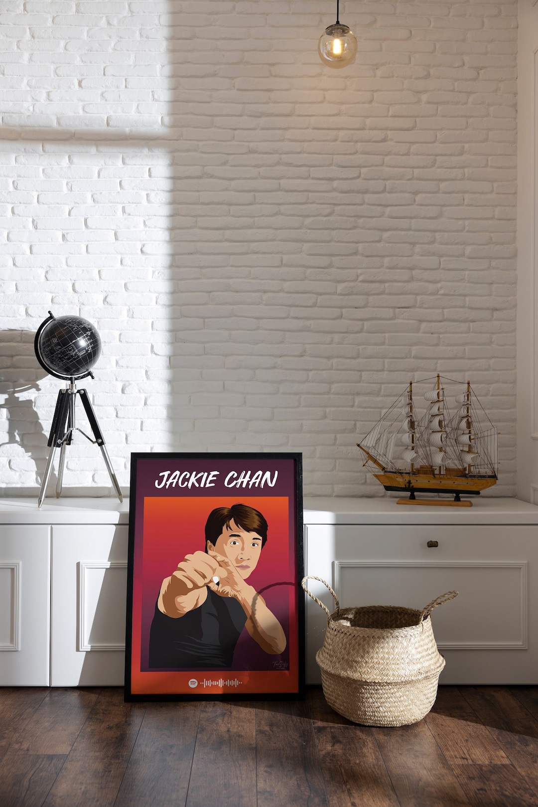 Jackie Chan Wall Frame Vector Art - Etsy