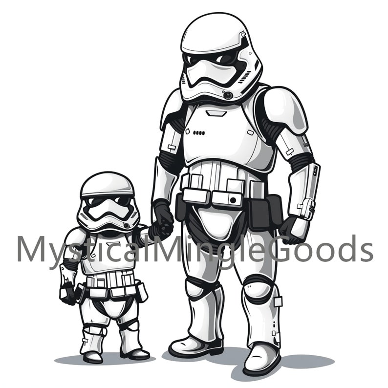 Stormtrooper Outline Png,star Wars Png Bundle Clipart,stormtrooper Digital Images for Printing ...