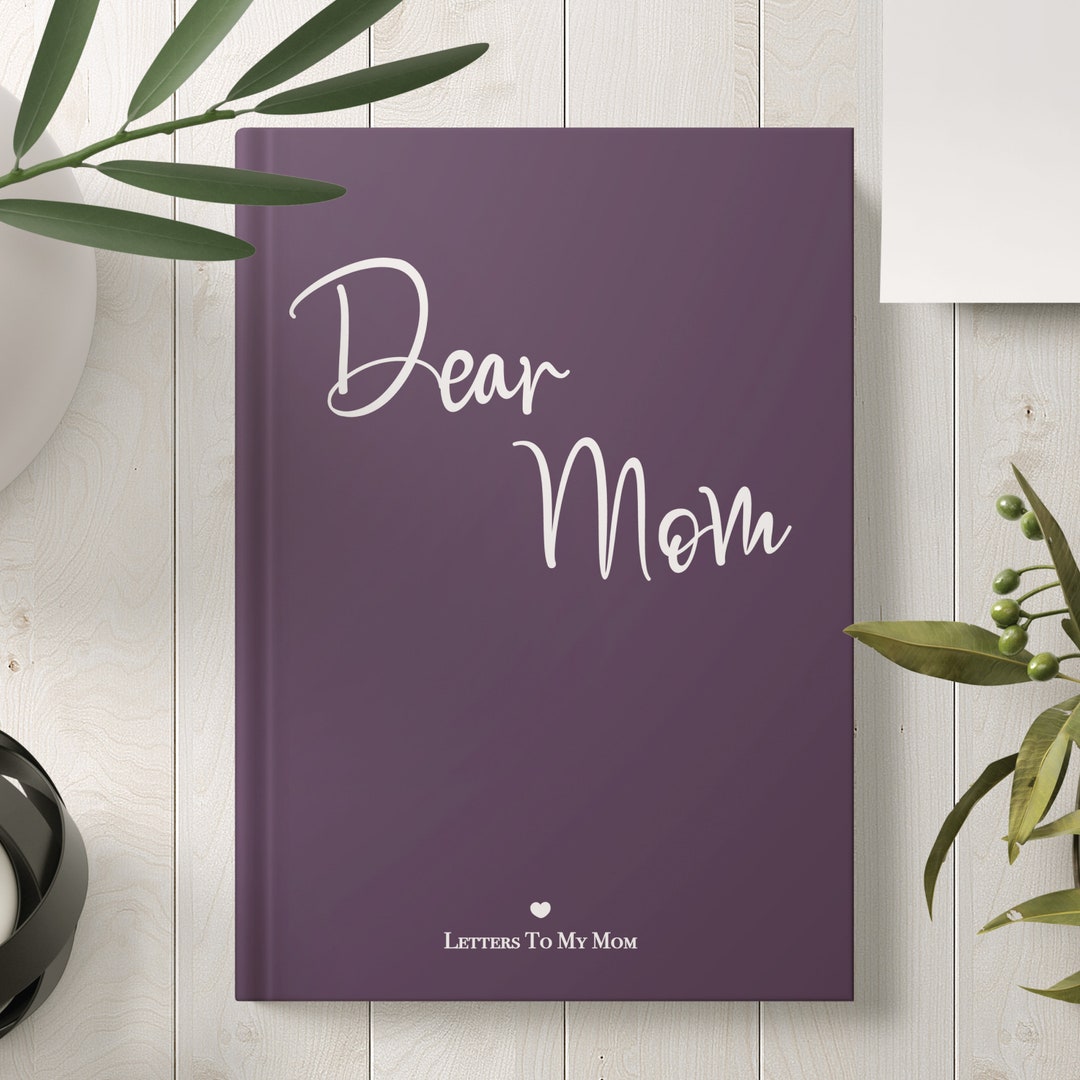 Dear Mom Journal Letters to Mom Custom Gift Grief Journal Loss of Mom ...
