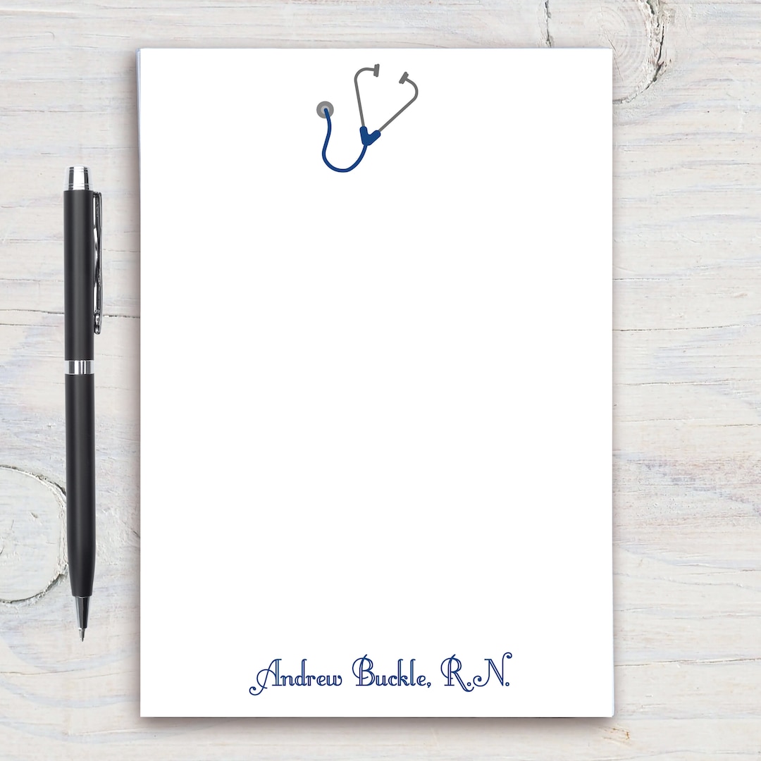 Personalized Notepad, Custom Notepad, Personalized Dental Stationery ...
