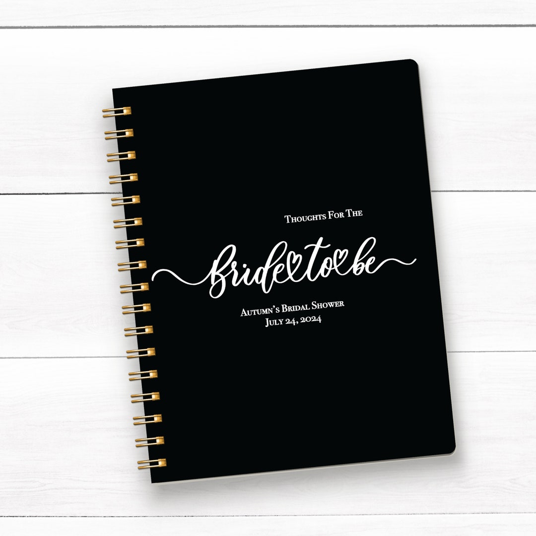 Bride to Be Shower Guest Book, Letters to the Bride, Advice for Bride ...