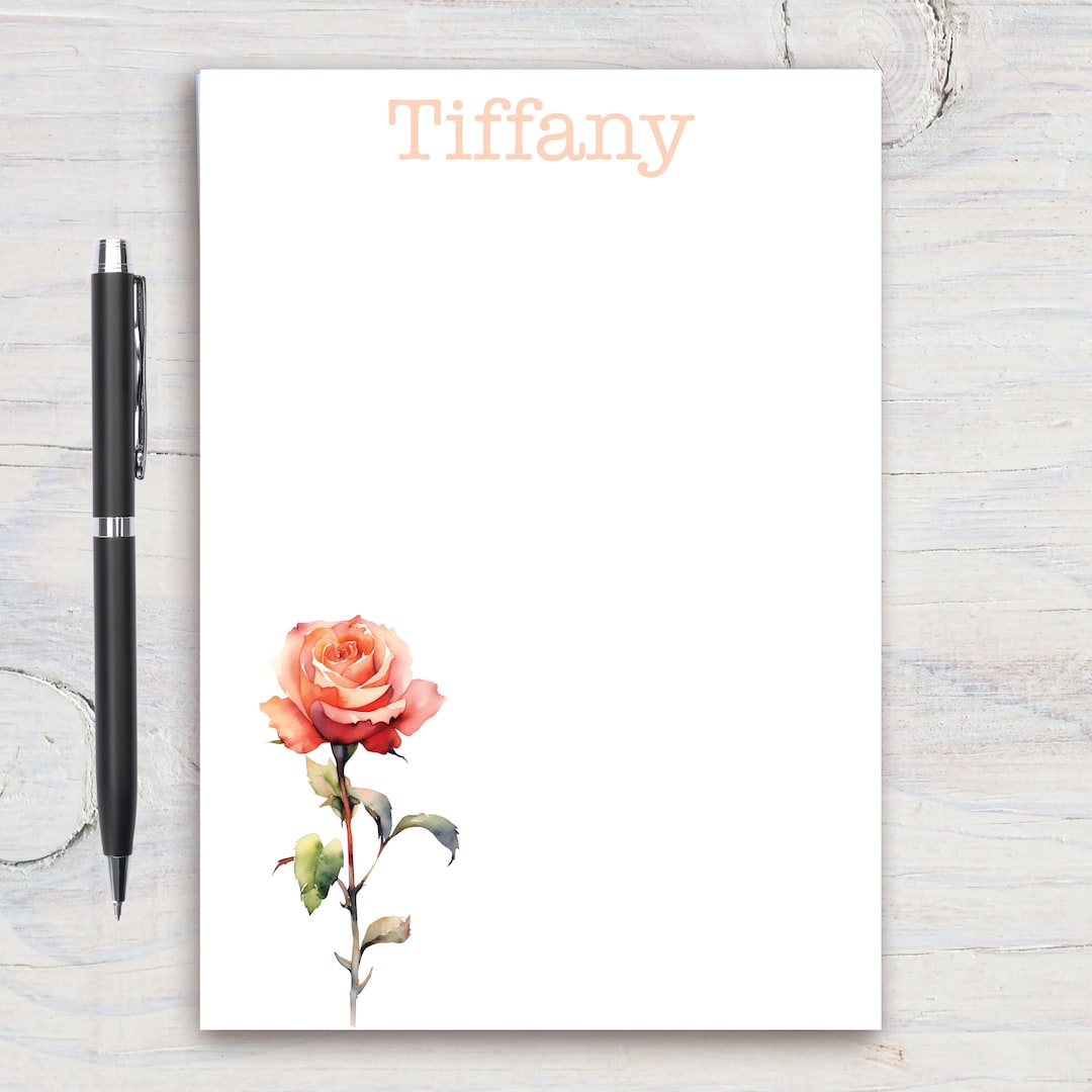 June Birth Month Custom Notepad, Personalized Stationery, Writing Pad ...