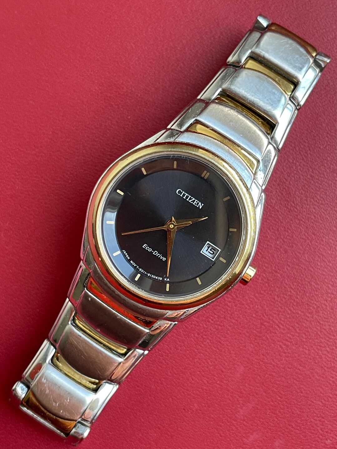Citizen Eco-drive Integrated Bracelet Date Solar Powered Quartz Watch ...