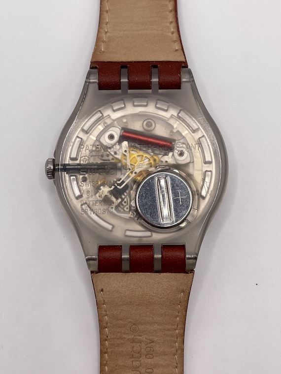 Swatch Swiss Made Quartz Watch See Through Case Skele… - Gem