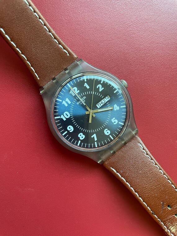 Swatch Swiss Made Quartz Watch See Through Case Skele… - Gem