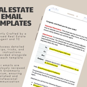 Real Estate Agent Email Templates Realtor Emails Real Estate Branding ...