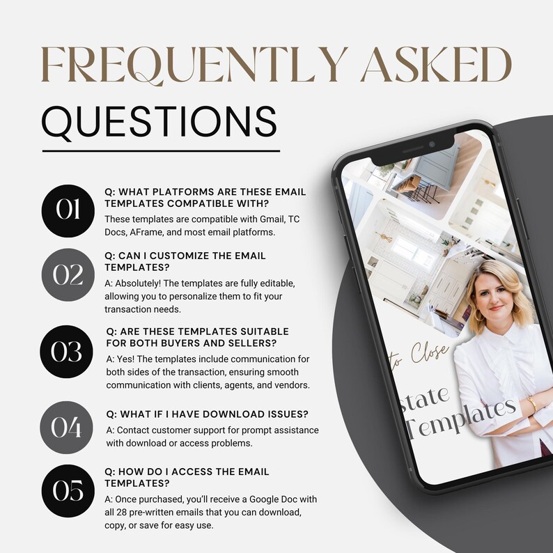 Real Estate Agent Email Templates| Realtor Emails | Real Estate ...