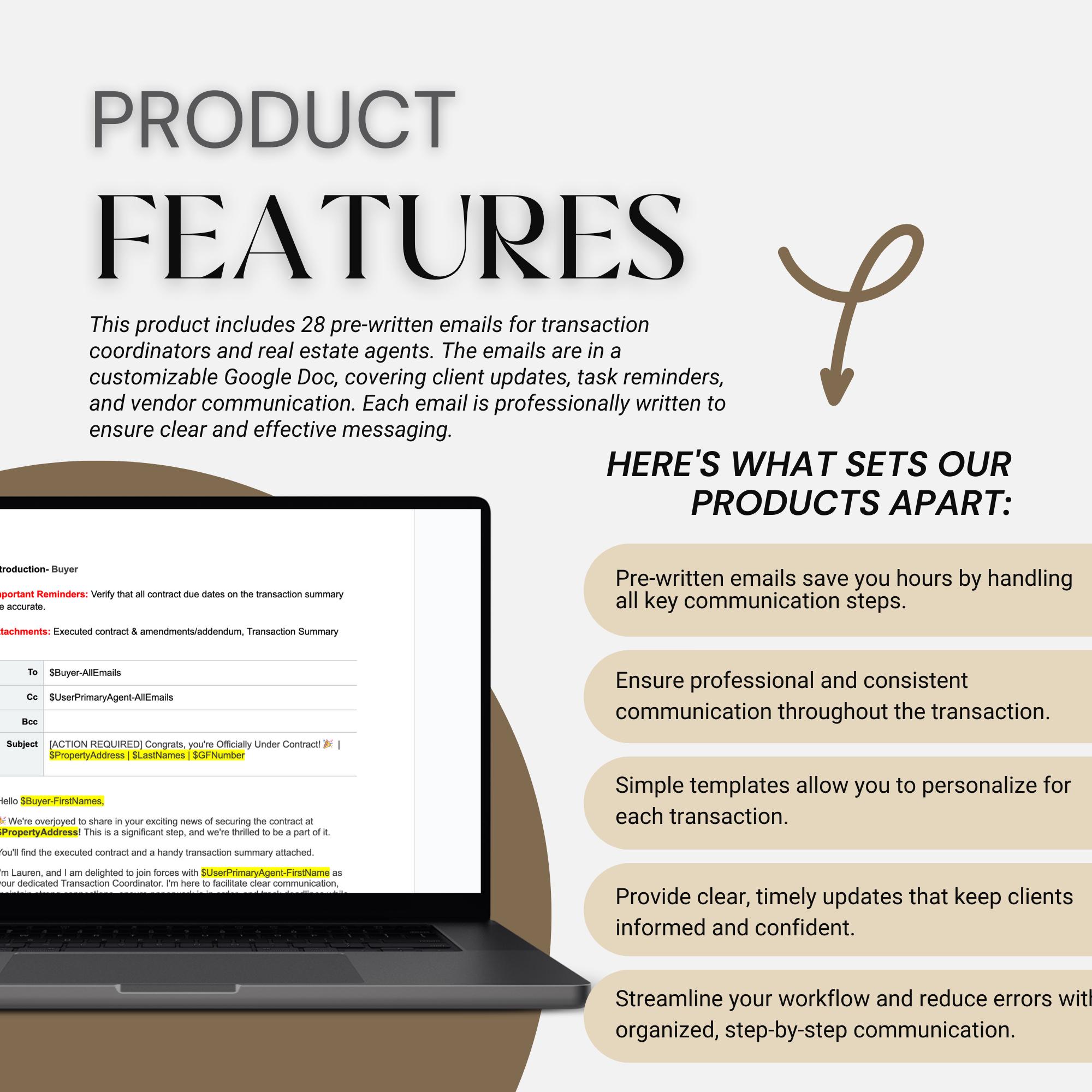 Real Estate Agent Email Templates| Realtor Emails | Real Estate ...