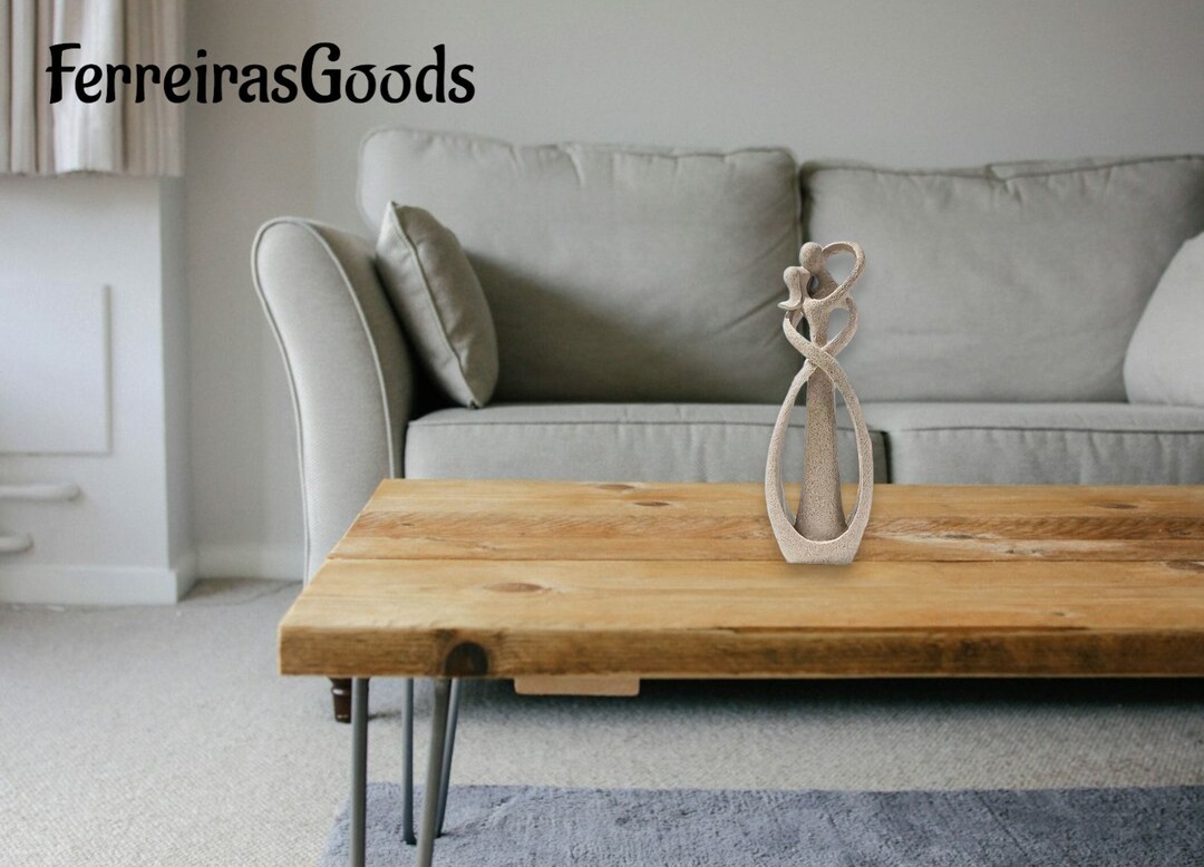 Nordic Couple Hug Sculpture Handmade Hug and Kiss Couple Sculpture ...