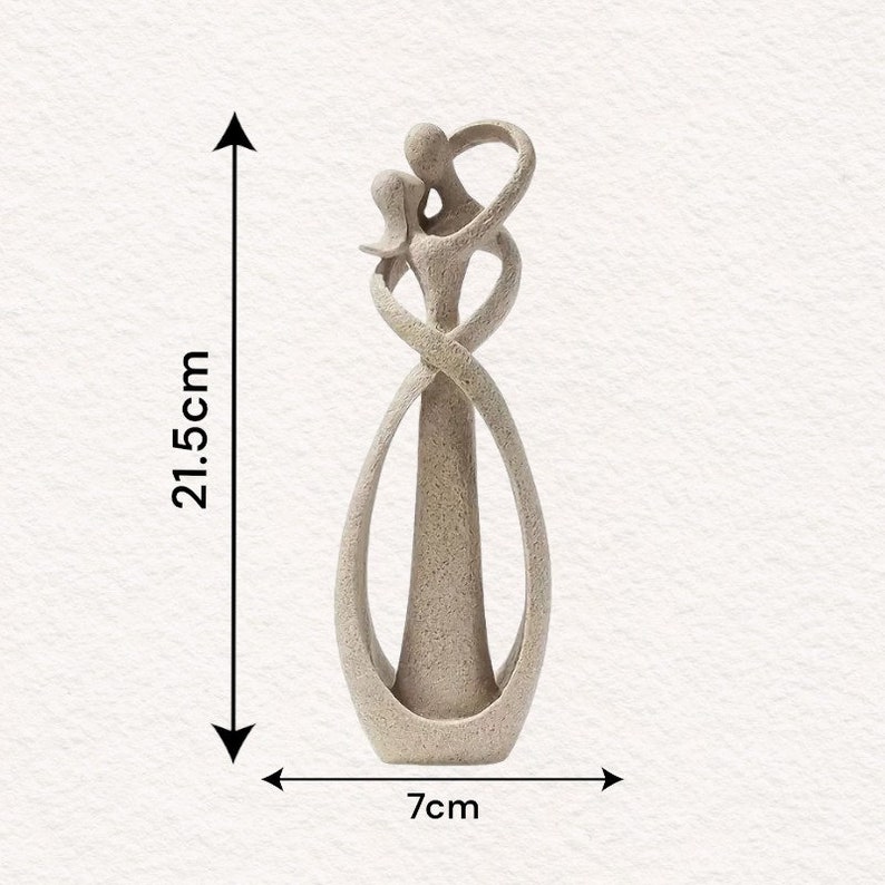 Nordic Couple Hug Sculpture Handmade Hug and Kiss Couple Sculpture ...