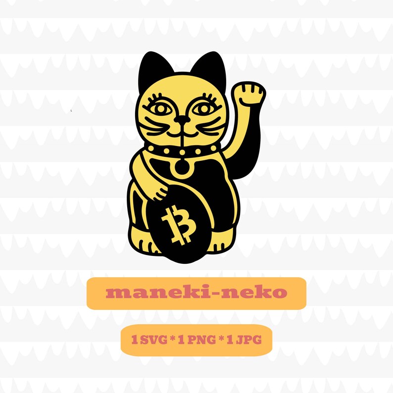 Bitcoin Maneki Neko SVG, Maneki-neko PNG, Maneki-neko Clipart, 2 ...